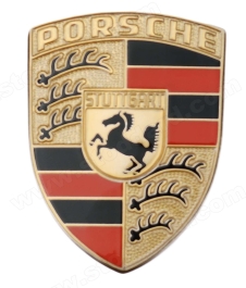 90155921027 Hood Crest, Orange-Bar Type for 911 and 912 through 1975 ...