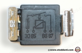 NLA61510501 Relay 6Volt, 30 Amp, with 25 Amp Fuse. Fits All 356 6 Volt ...