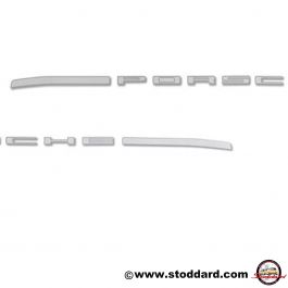 477-853-635-C PORSCHE Decal for Back Trunk Panel. Silver For 924 944 ...