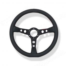 PCG-347-084-10 Porsche Sports Steering Wheel, Black Stitching PCG34708410