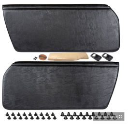 914-555-017-09-BLK Interior Door Panel, Black for 914 1970-1971 91455501709