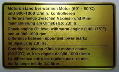 Porsche 911 Engine Bay Decals and Stickers